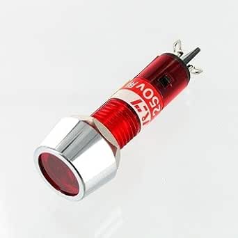 Amazon | サトーパーツ ネオンブラケット 円筒型・フード付 AC200V~250V 赤 BN-35-2-R | 表示灯 | 産業・研究開発用品 通販