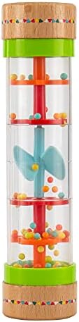 Amazon.com: PLAY Rainmaker - 7 inch Wooden Rainbow Rain Stick ...