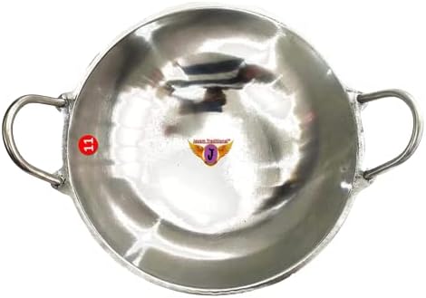 Buy Jayam Traditional Hindalium/Indolium Kadai (11 inch, 2.5 L, Silver ...