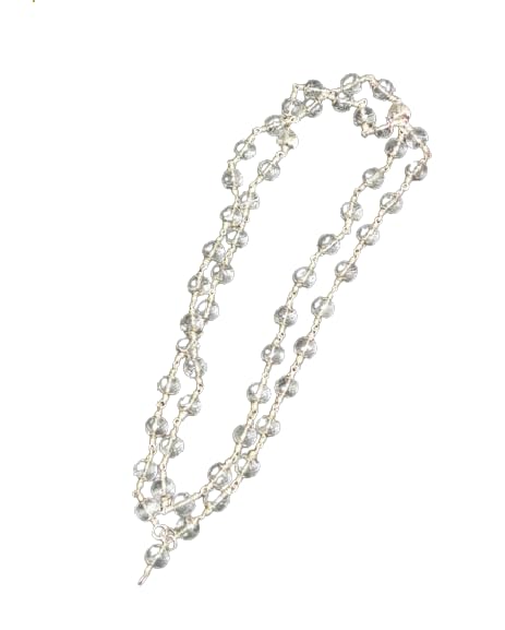 Venus Gems Gallery White Sphatik Mala Original Lab Certified Real ...