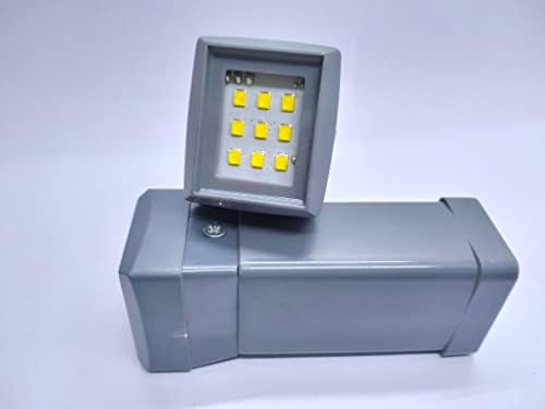 Rechaargable Full White high Brightness White 9 led Wide Angle Torch ...