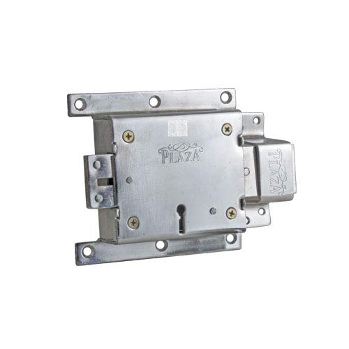 H/H Plaza Side Shutter Lock with 3 Keys (Chowkidaar Shutter Lock) Brown ...