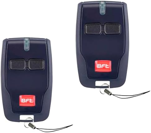2PC 2 Buttons For BFT Garage Door Electric Gate Fob Remote Opener 2 ...