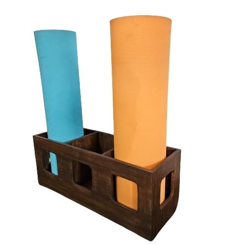 BARISH - Yoga Mat Floor Standing | Wooden Yoga Mat Stand Holder for ...