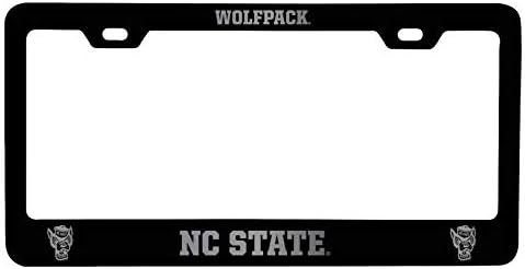 Amazon.com: NC State Wolfpack Laser Engraved Metal License Plate Frame ...
