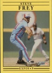 Amazon.com: 1991 Fleer Baseball Card #231 Steve Frey : Collectibles ...