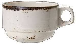 Amazon.com | Steelite Performance Alumina Vitrified 7oz Stacking Cup ...