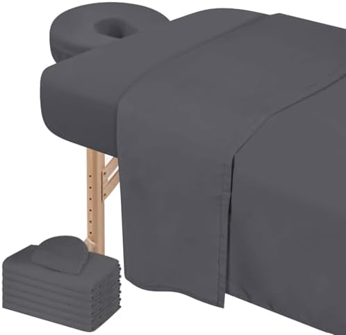 Amazon.com : Oudain 4 Sets 3 Piece Soft Microfiber Massage Table Sheets ...
