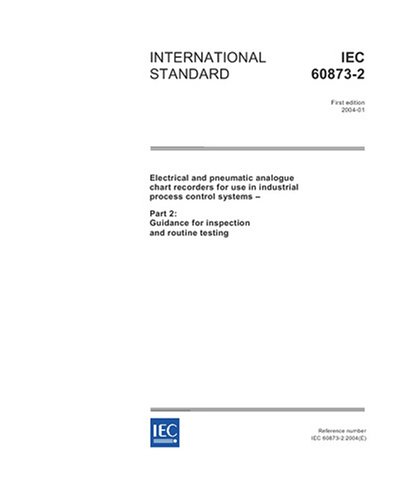 IEC 60873-2 Ed. 1.0 en:2004, Electrical and pneumatic analogue chart ...