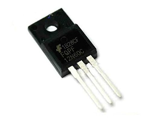 Generic 2 pcs Transistor 12N60 FQPF12N60C Power MOSFET N-Channel 600V ...