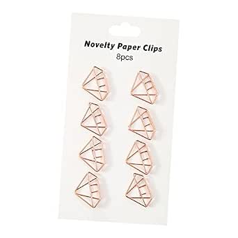 Enakshi 8x Novelty Paper Clips Metal Party Invitation Card Document ...