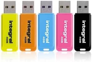 Amazon.com: Integral 4GB Neon USB Flash Drives - 5 Pack : Electronics