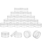Amazon.com: 5 Gram Sample Containers with Lids, 50 Count 5ML Sample ...