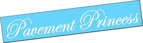 Amazon.com: Pavement Princess VERTICAL Pillar Windshield Vinyl Decal ...