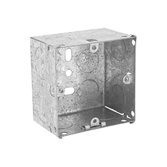 1 Gang Single 47mm Metal Back Box Electrical Socket Switch Recessed ...