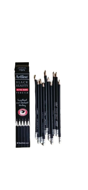 Artline FD0600020005 Ultra Dark Lead Pencils : Amazon.in: Home & Kitchen