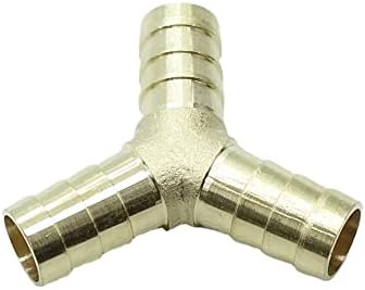 Amazon.com: CDQBWKJGFJ 1 Piece Brass Hose Barb 3 Way Wye Y Shape Barbed Reducer Splitter Fitting ...
