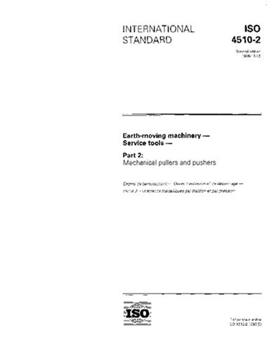 ISO 4510-2:1996, Earth-moving machinery - Service tools - Part 2 ...