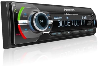 Amazon.com: Philips Car Stereo Bluetooth Audio Receiver, Sleek Single ...