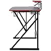 Amazon.com: Amazon Basics Rectangular Gaming Computer Desk With Storage ...