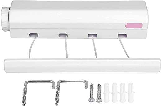 EKANTIK Cloth Drying Rope Clothesline Telescopic Withered Hanger for ...