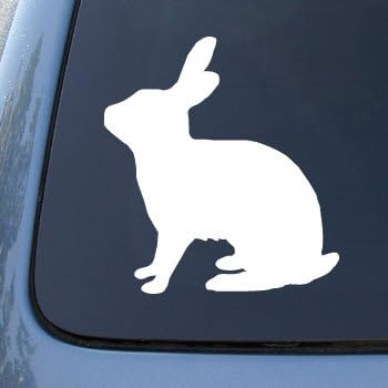 Amazon.com: NS-FX RABBIT SILHOUETTE - Bunny - Vinyl Car Decal Sticker ...