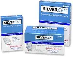 Amazon.com: Silvercel Silver Dressing 1x12in Rope, High G Alginate/CMC ...