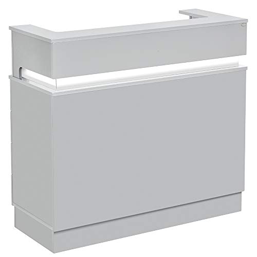 10 Best Beauty Salon Reception Desk | Curved 55-in Premium Build
