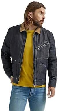 Men's Lee 101 91B Jacket in Dry Indigo at Amazon Men’s Clothing store