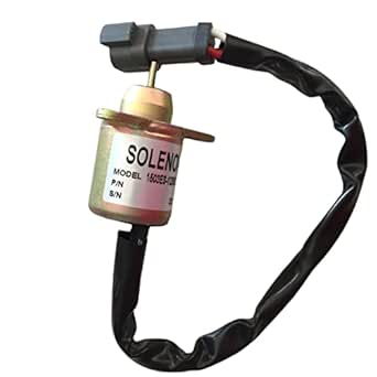 Amazon.com: 41-4306 4i4306 SA-4563-12V Fuel Shutoff, Stop Solenoid Fits for Yanmar,Komatsu,John ...