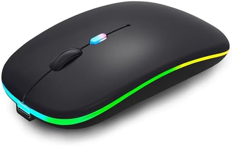 Amazon.com: Wireless Mouse Bluetooth Mouse, 1600 DPI Optical Tracking, 3 Adjustable DPI, Compact ...