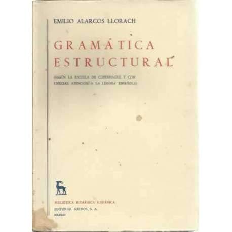 Amazon.com: Gramatica Estructural: Llorach, Emilio: Books