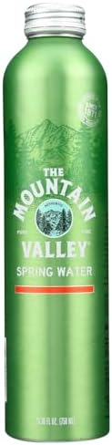 Amazon.com: Mountain Valley, Spring Water, Aluminum Bottle, 25.36 ...