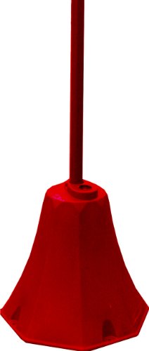 Octagonal Sign Base, Plastic & Fillable, Red Color, 21lbs empty w/98 ...