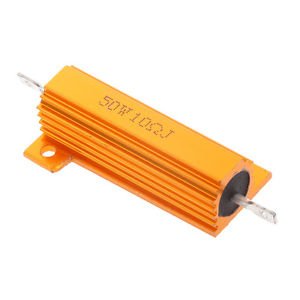 50W 10 Ohm Aluminum Housed Load Resistors Metal Shell Heatsink : Amazon ...