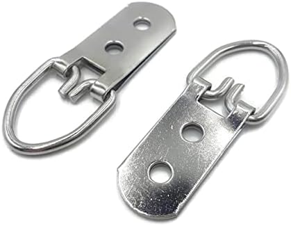 40KG Heavy Duty 10 Pcs Double D Ring Picture Framing Frame Picture ...