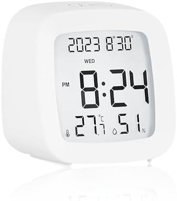 Digital Alarm Clock, Senbos Mini Cute Desk Table Clock Kids Alarm Clock ...