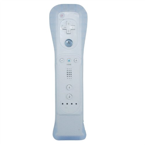 Amazon.com: eForBuddy Silicone Soft Skin Case and Motion Plus Sensor ...