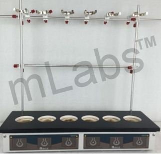 Deluxe Routine Soxhlet Extraction Unit of 6 text Mantle Type (without ...