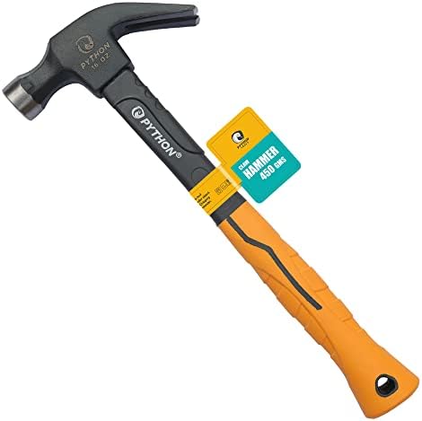 Python Claw Hammer Indestructible Fiberglass Handle (450 GMS / 14 ...