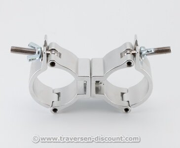 Buy Double Pipe Clamps Narrow Truss T290 T400 Max. Load 100 kg ...