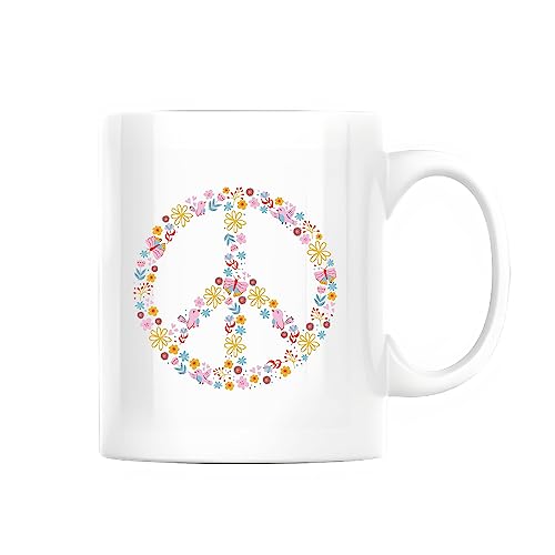 Amazon.com: Organic Peace Symbol Gift for Eco Friendly People Ideal for ...