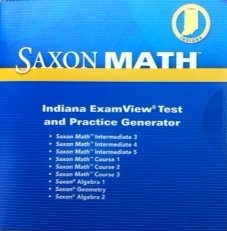 Saxon Math Indiana Examview Test and Practice Generator CD-ROM: Saxon ...