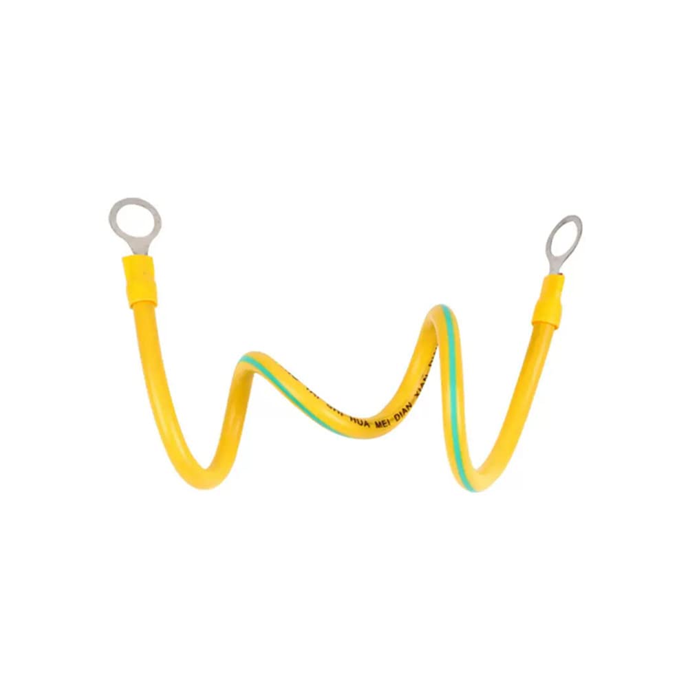 grounding Pigtails with Ground Screws - 12AWG, 8-inTwisted Pair, 5mm ...