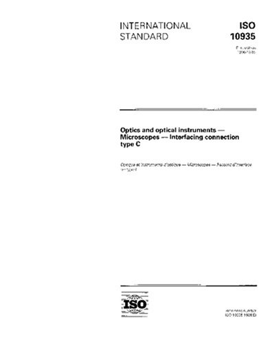 ISO 10935:1996, Optics and optical instruments - Microscopes ...
