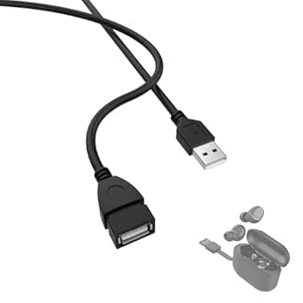 Amazon.com: USB Extension Charging Cable Compatible with JLab Go Air ...
