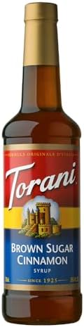 Amazon.com: Torani Syrup, Brown Sugar Cinnamon, 25.4 Ounces (Pack of 1 ...