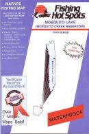 Amazon.com: Mosquito Lake Fishing Map (Ohio River Series, M376): Books