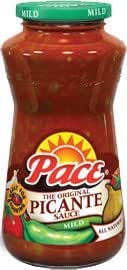 Amazon.com : PACE 16oz MILD PICANTE SAUCE 3pack : Hot Sauces : Grocery ...