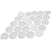 Amazon.com: 25 Clear Adhesive Backed Spider CD / DVD Hubs (Rosettes ...